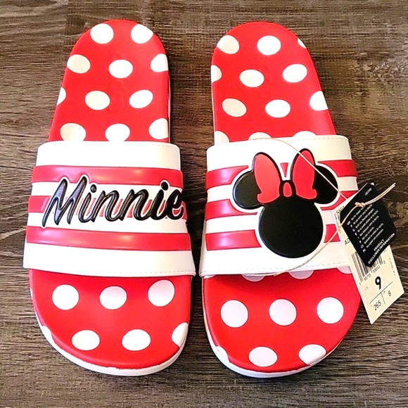 adidas | Shoes | Adidas Disney Adilette Comfort Sandal Minnie Mouse ...